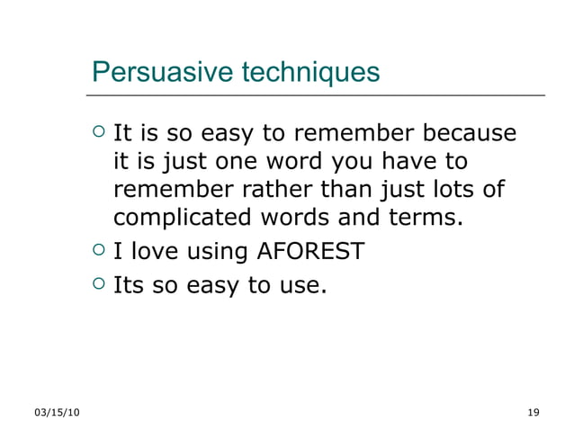 AFOREST | PPT | Technology & Computing