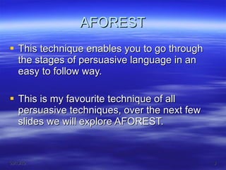 AFOREST | PPT