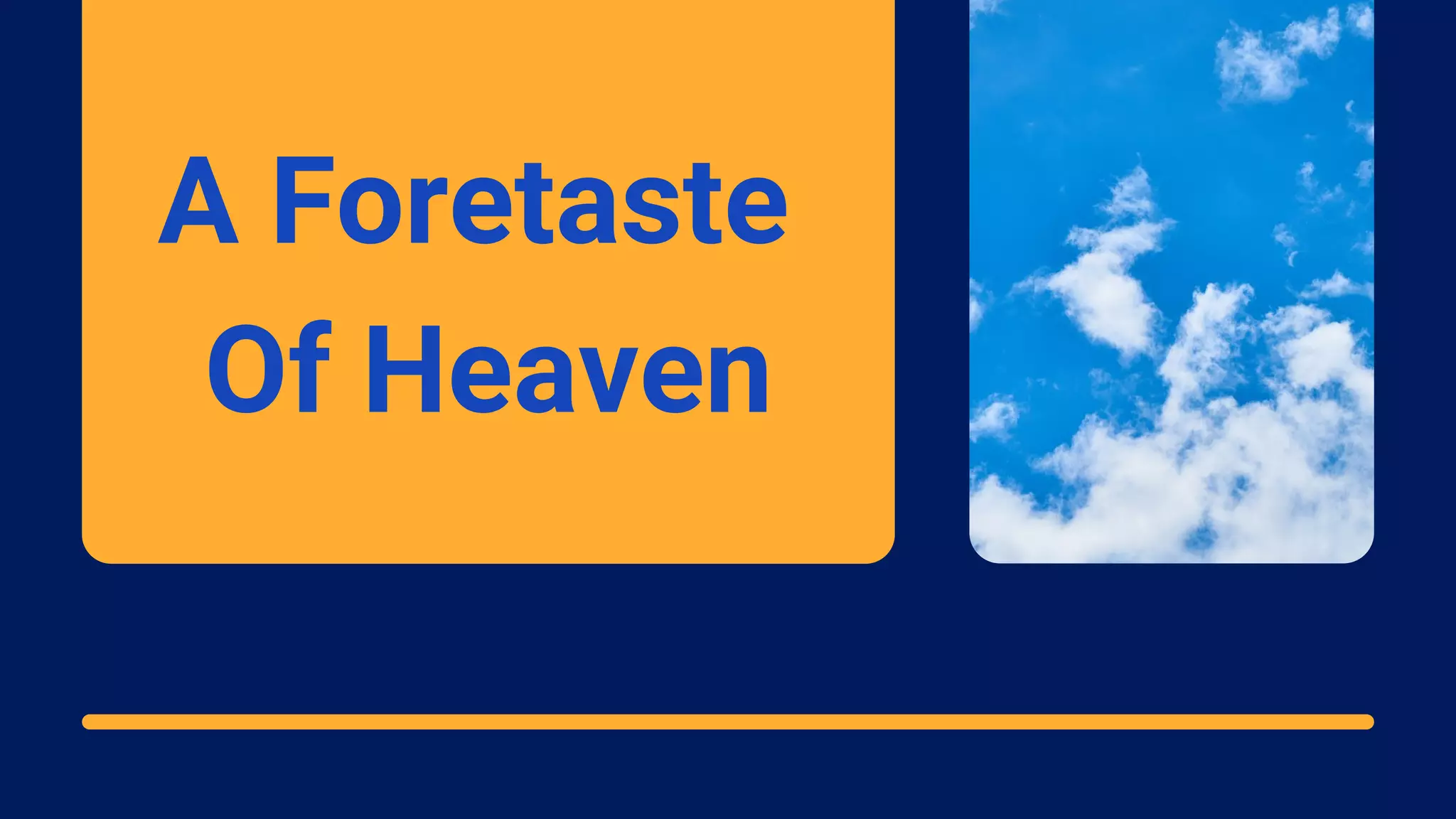 Slideshow: A Foretaste Of Heaven When Still On Earth | PDF