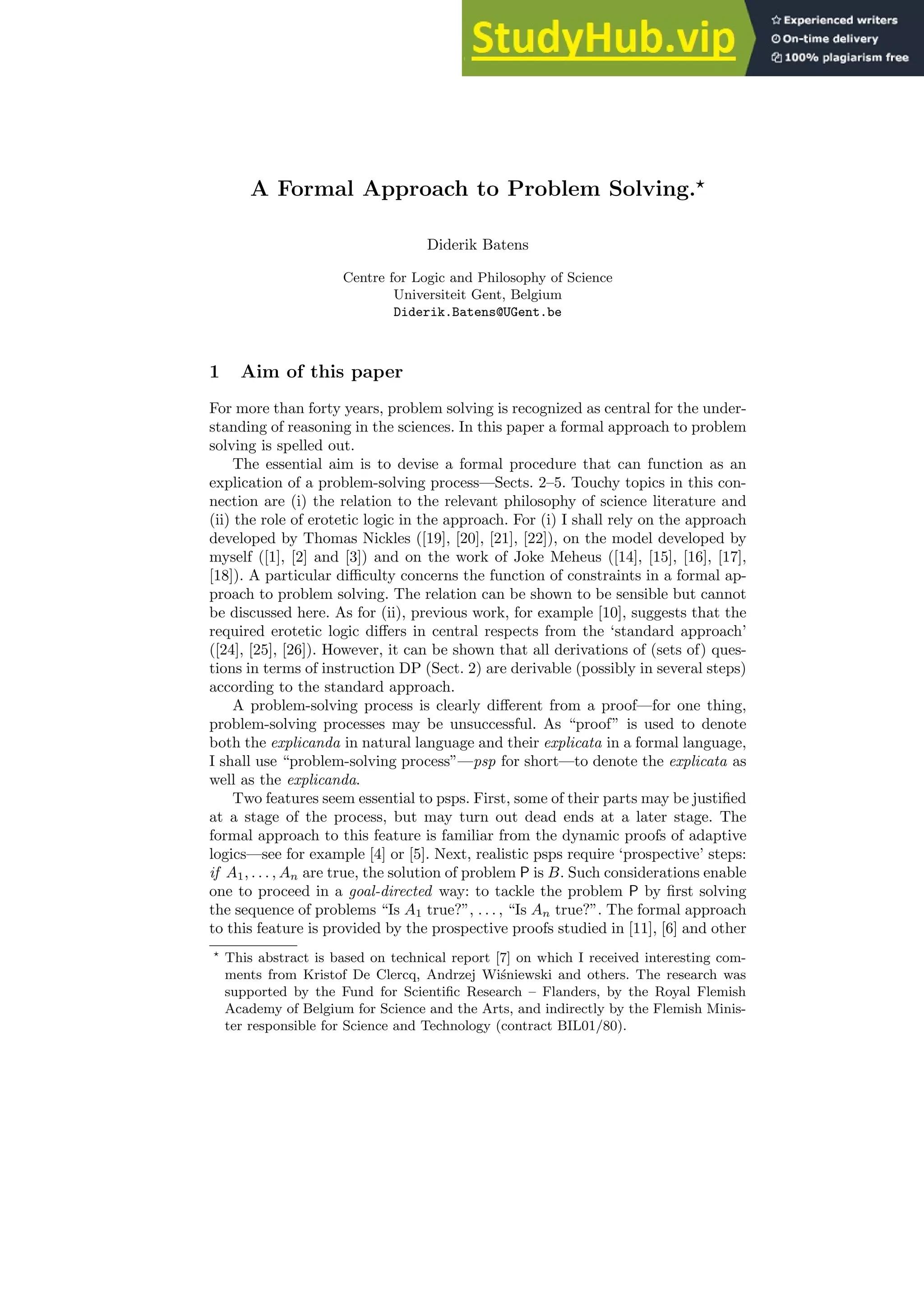 A Formal Approach To Problem Solving | PDF | Programming Languages | Computing