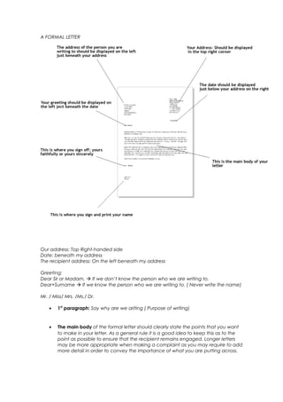 A formal letter | DOC