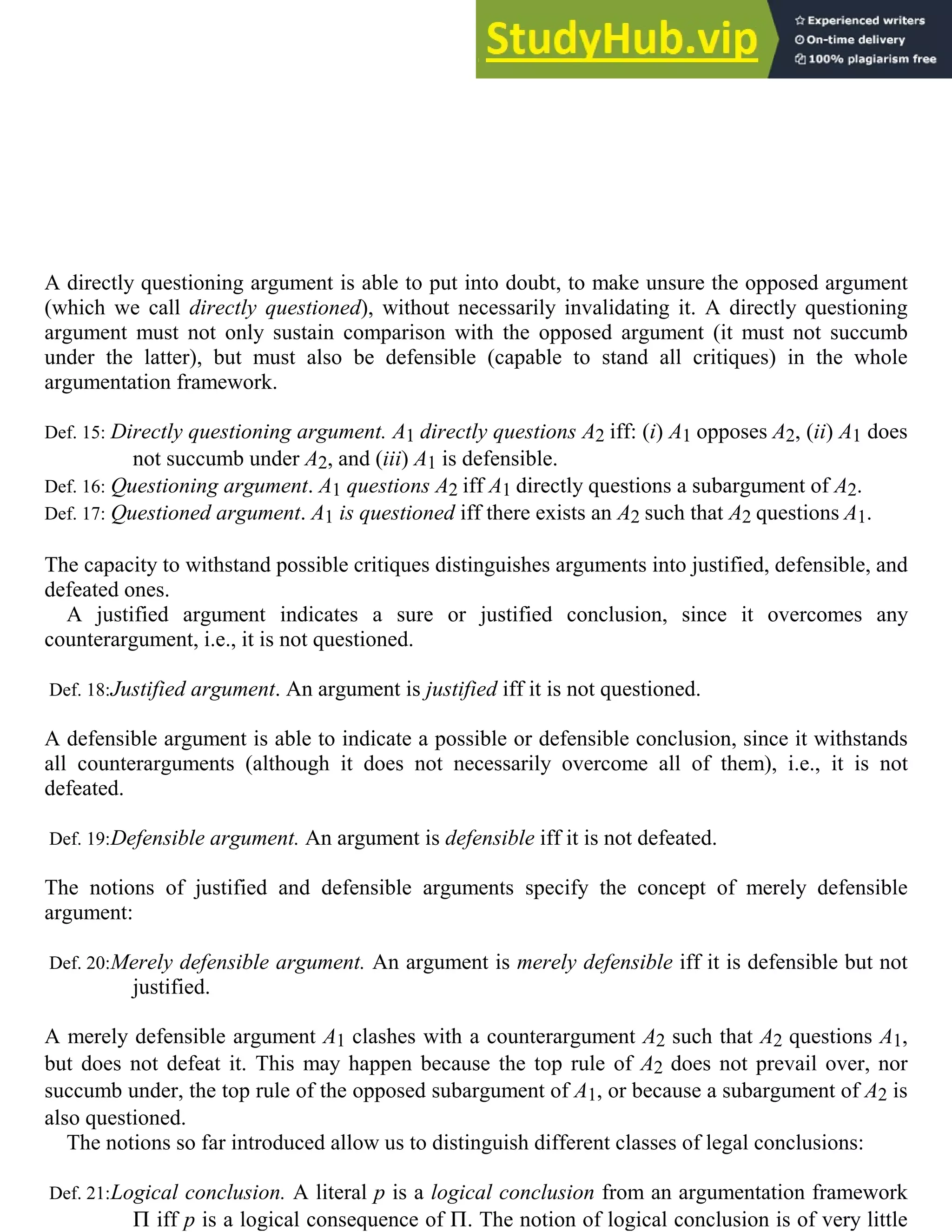 A Formal Model Of Legal Argumentation | PDF