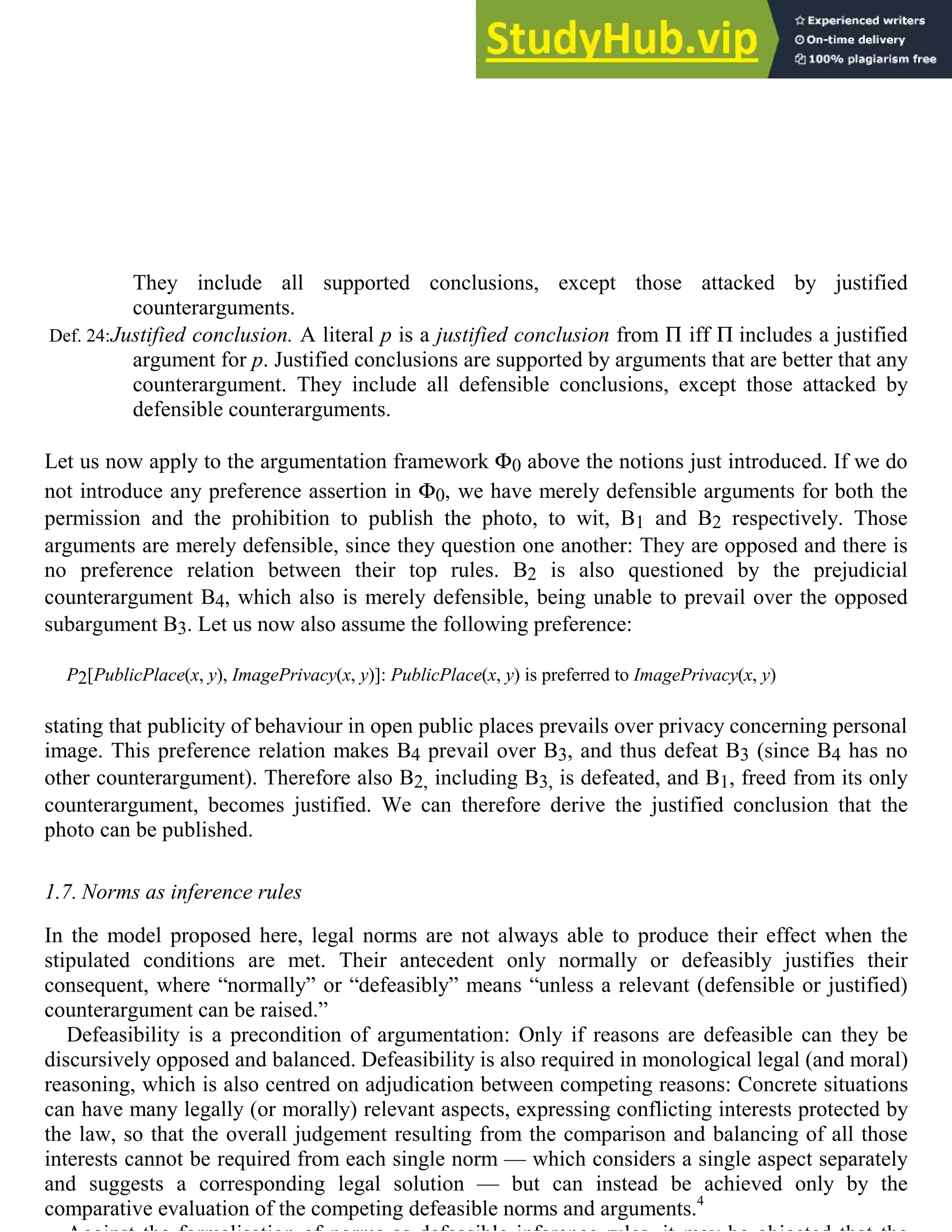 A Formal Model Of Legal Argumentation | PDF