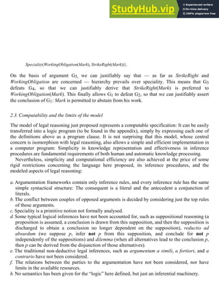 A Formal Model Of Legal Argumentation | PDF