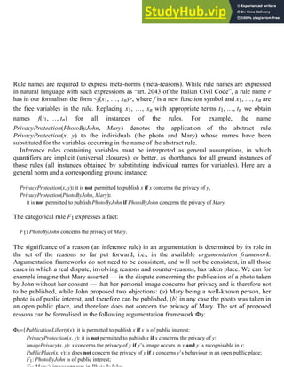 A Formal Model Of Legal Argumentation | PDF