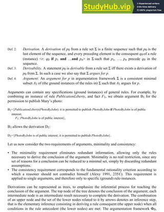 A Formal Model Of Legal Argumentation | PDF