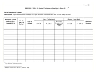 Record keeping and recordkeeping booklet final booklet | PDF