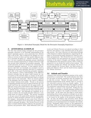 A Foundation For The Persuasive Gameplay Experience | PDF