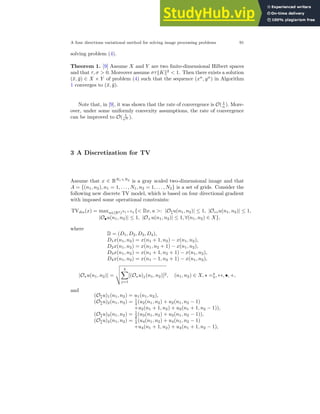 A Four Directions Variational Method For Solving Image Processing Problems | PDF