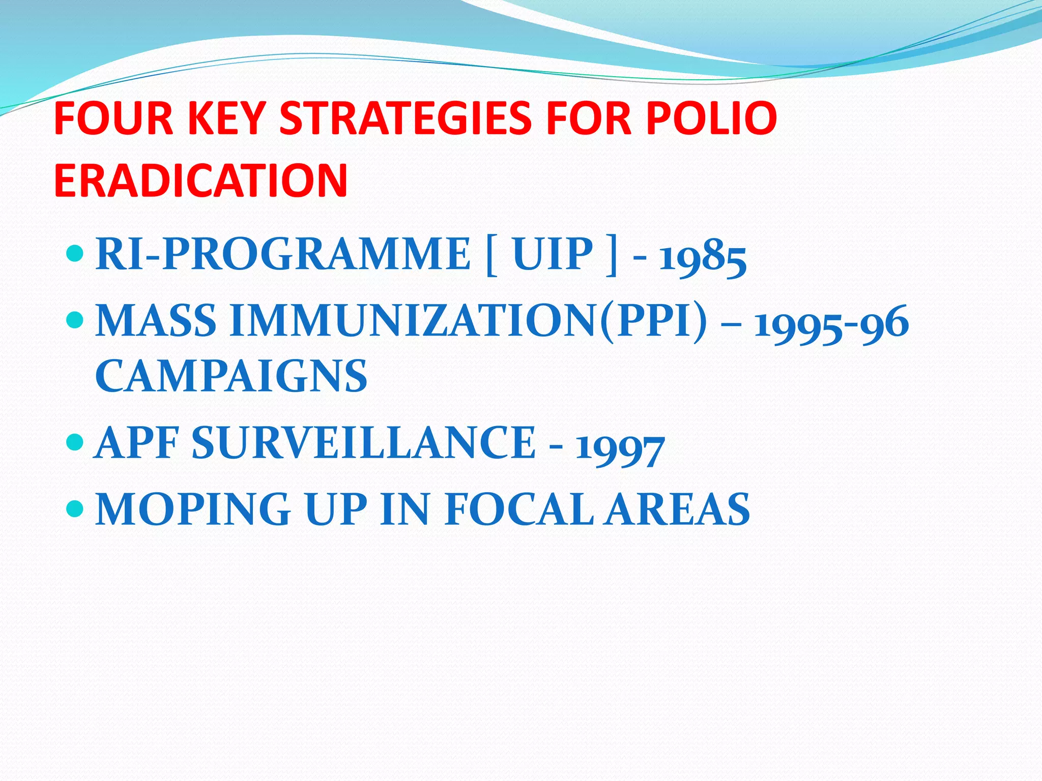 AFP Surveillance to End Polio | PPTX