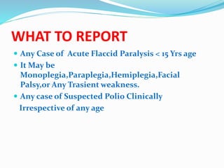 AFP Surveillance to End Polio | PPTX