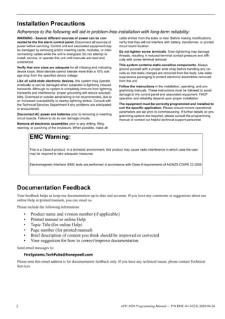 Manual de programación central AFP-3030 | PDF