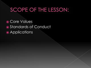 AFP-CORE-VALUES | PPTX