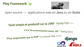 FP - Découverte de Play Framework Scala | PPT