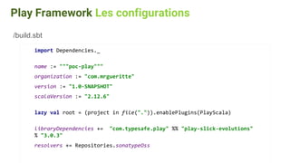 FP - Découverte de Play Framework Scala | PPT