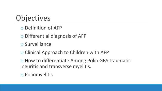 Acute Flaccid Paralysis Polio (Poliomyelitis).pptx | Physical Therapy ...