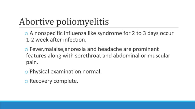 Acute Flaccid Paralysis Polio (Poliomyelitis).pptx | Physical Therapy ...