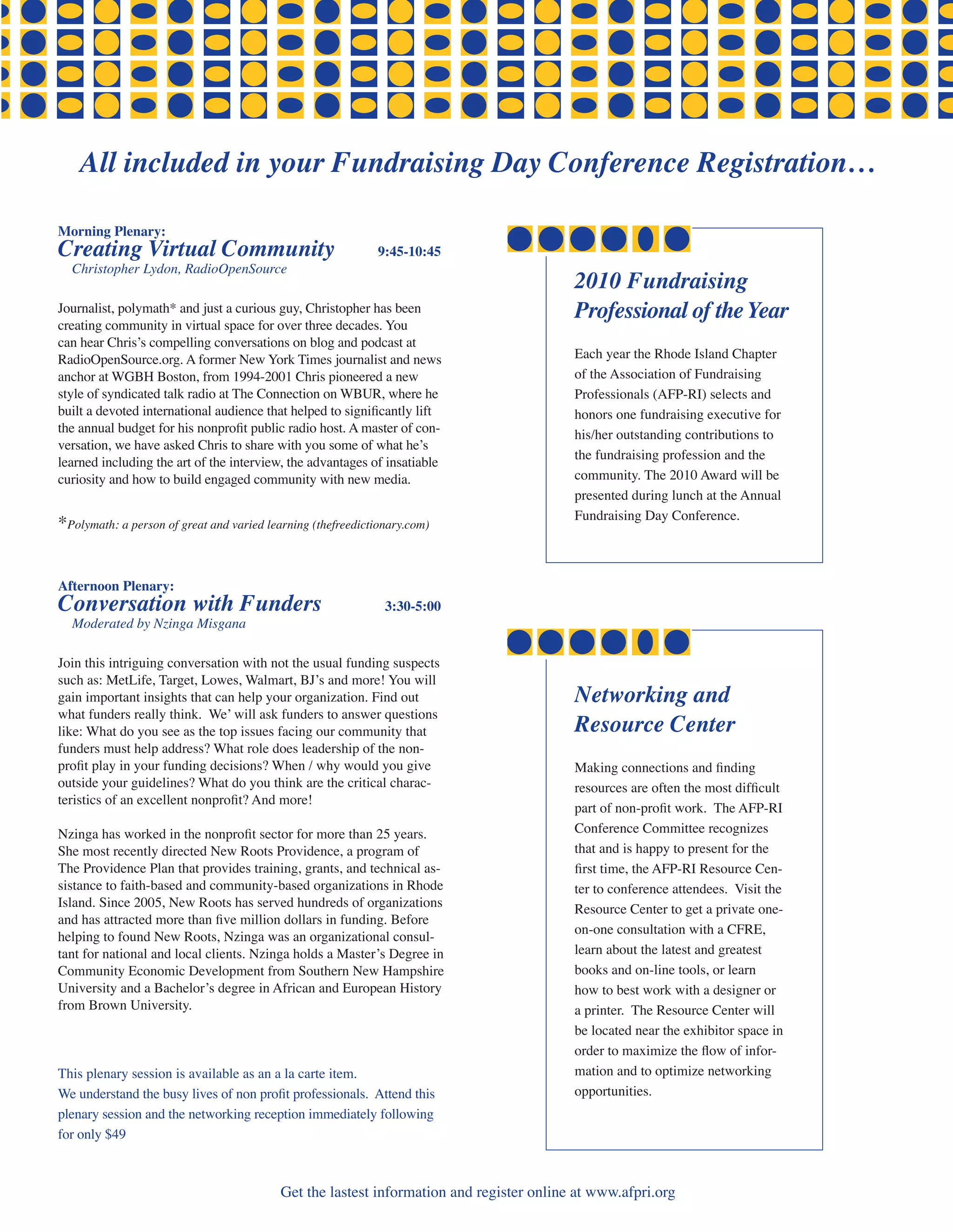 AFP-RI Conference 2010 | PDF