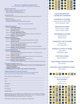 AFP-RI Conference 2010 | PDF