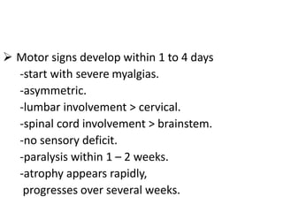 acute flaccid paralysis and surveillance | PPTX