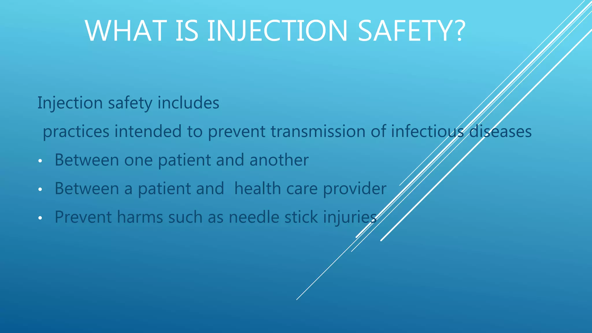 Safe Injection Practice | PPTX