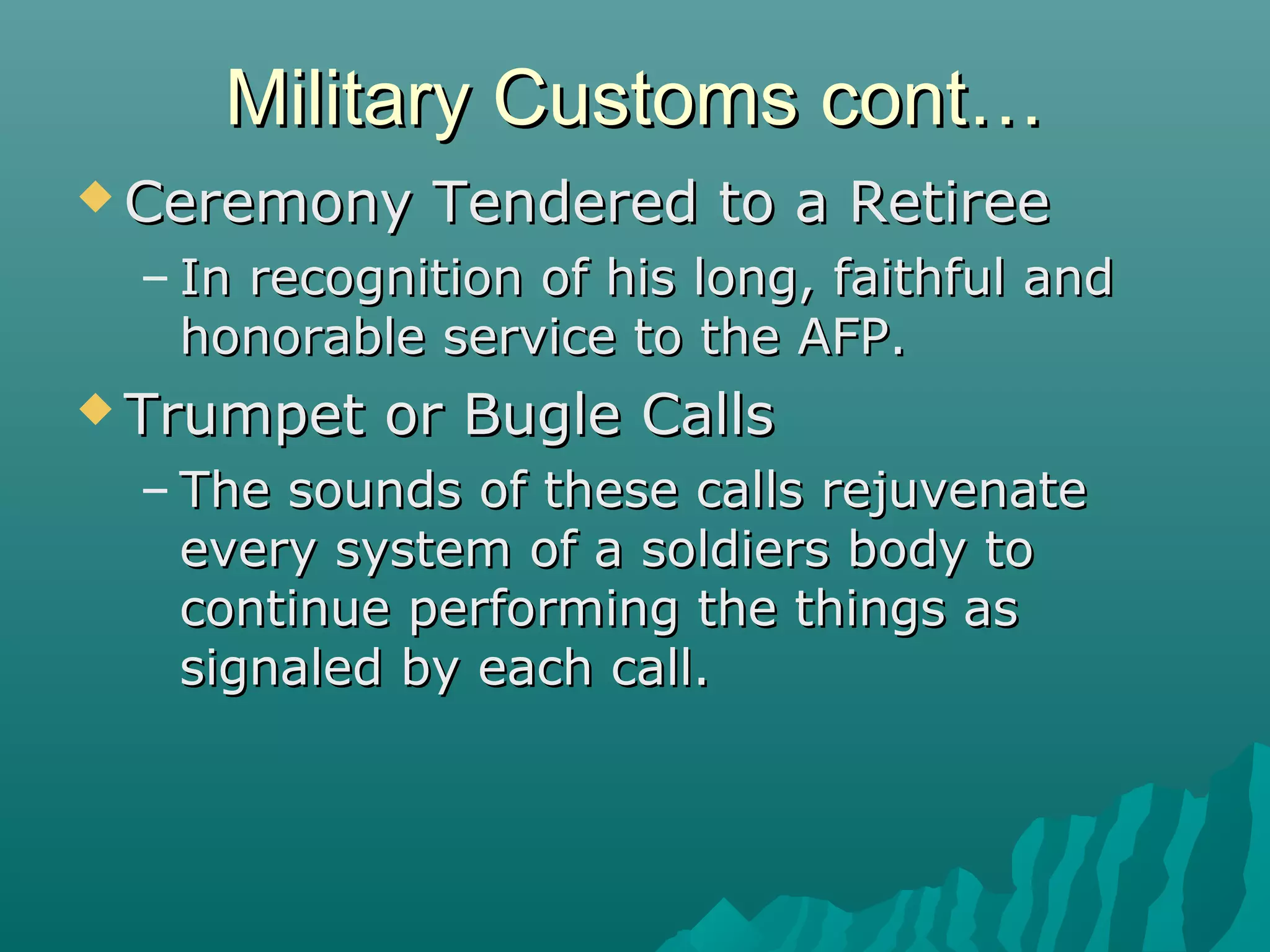 Afp customs and traditions | PPT