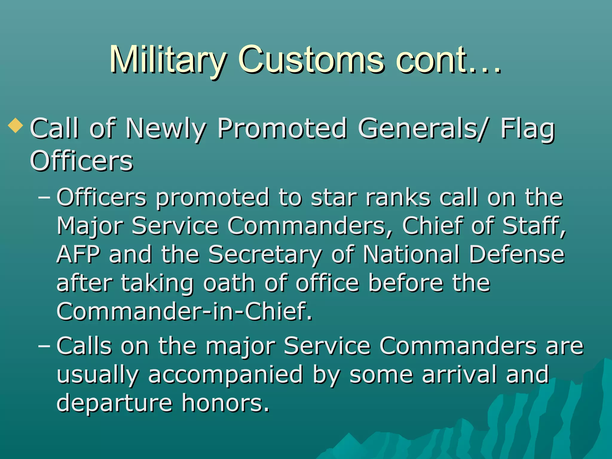 Afp customs and traditions | PPT