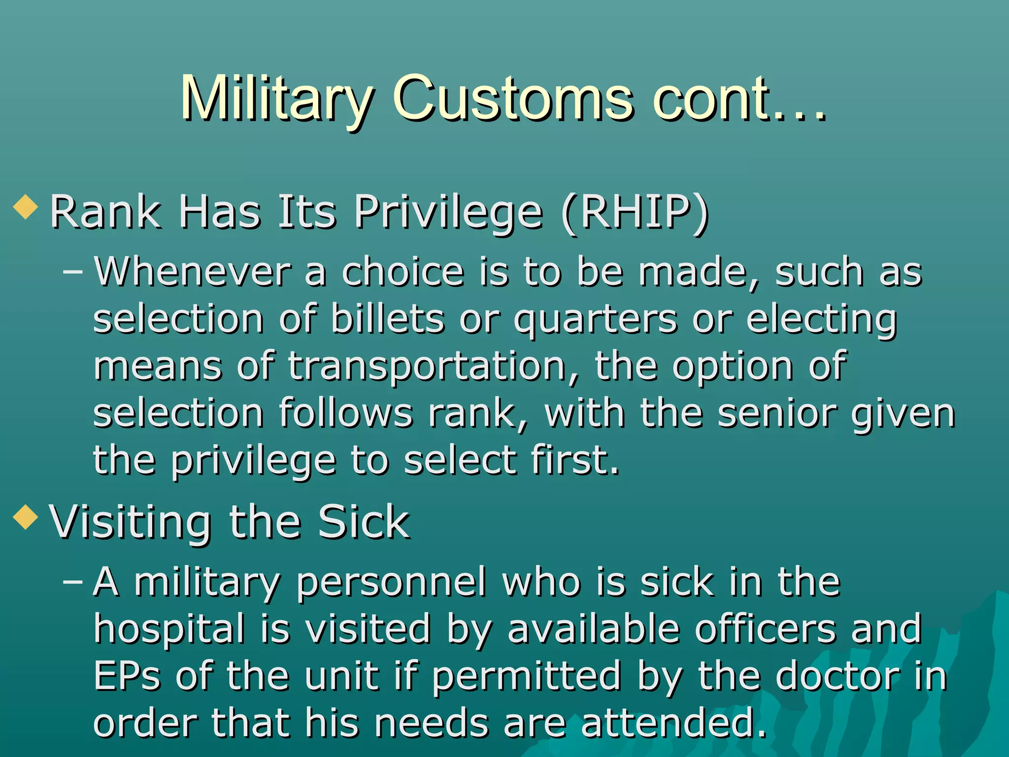 Afp customs and traditions | PPT
