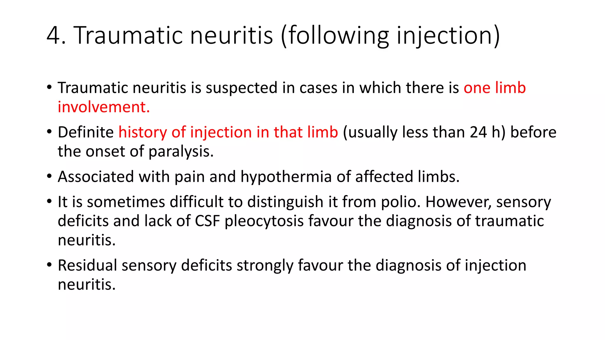 Acute Flaccid Paralysis | PPTX