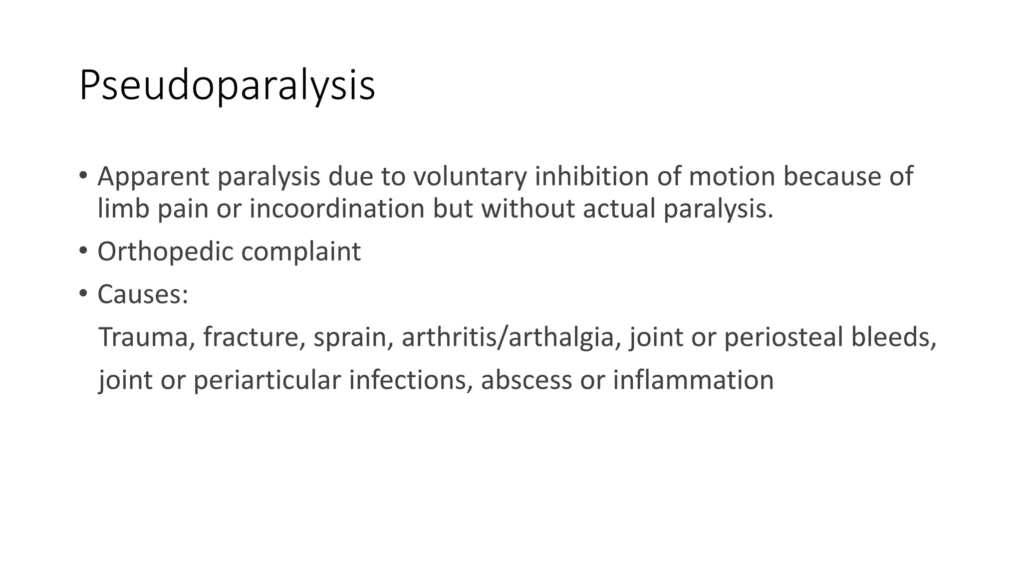 Acute Flaccid Paralysis | PPTX