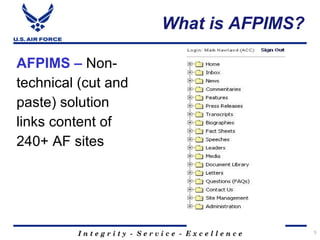 AFPIMS final | PPT