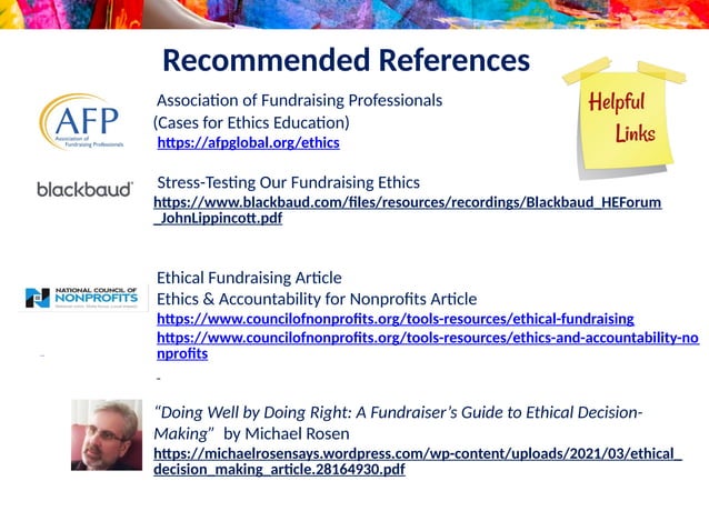 AFP Lunch Keeping Ethics At The Heart of Fundraising Doing What's Right ...