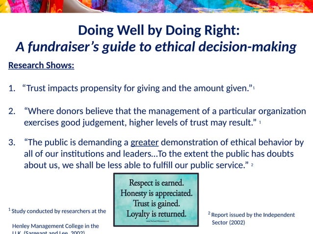 AFP Lunch Keeping Ethics At The Heart of Fundraising Doing What's Right ...