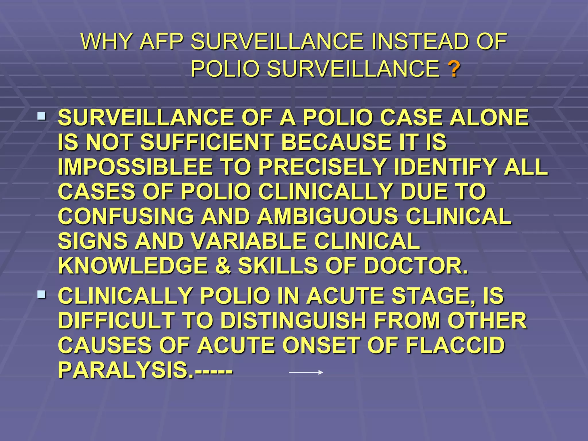 AFP surveillance | PPTX