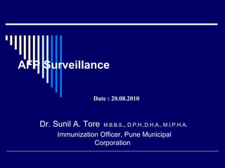 AFP surveillance | PPTX