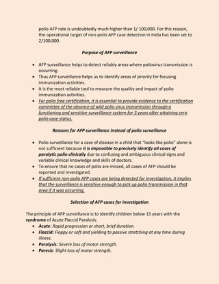 AFP Surveillance (For Undergraduates) | PDF