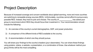 Renewable energy Project Based Learning Proposal | PPTX