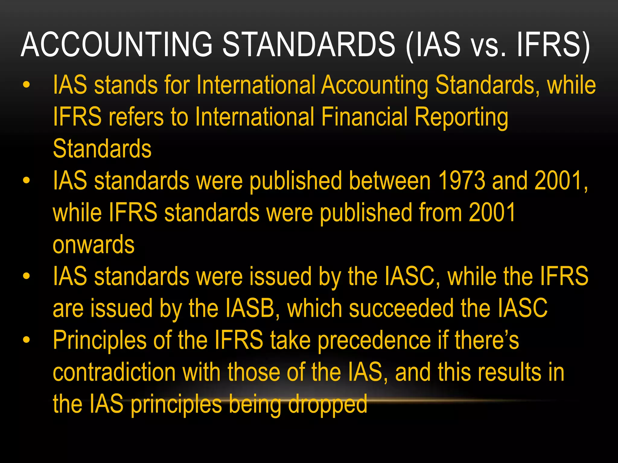 Advanced Financial Reporting | PPT