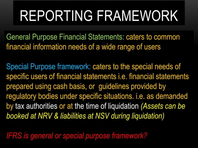 Advanced Financial Reporting | PPT