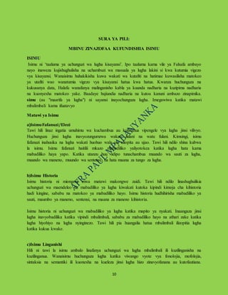 Afra kiswahili | PDF