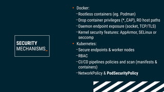 Who is afraid of privileged containers ? | PPT