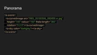 How to create 360 Image/panorama & share with WebVR? | PPTX | Video Software | Computer Software ...