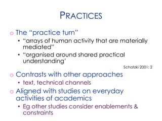 A framework for analysing research types and practices | PPTX ...