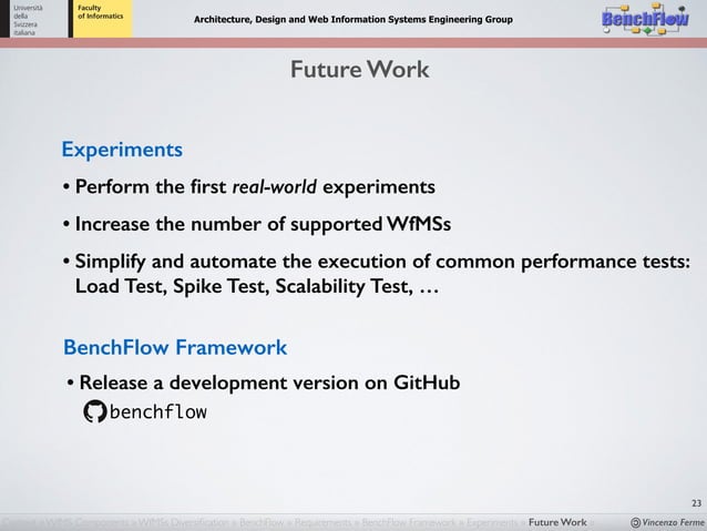 BenchFlow, a Framework for Benchmarking BPMN 2.0 Workflow Management Systems | PPT