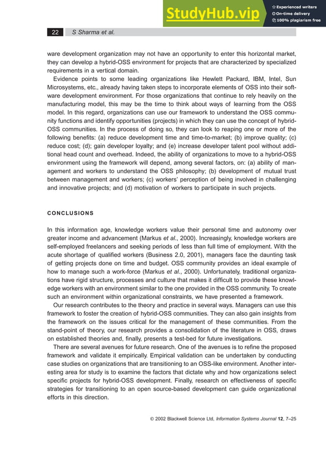 A Framework For Creating Hybrid-Open Source Software Communities | PDF