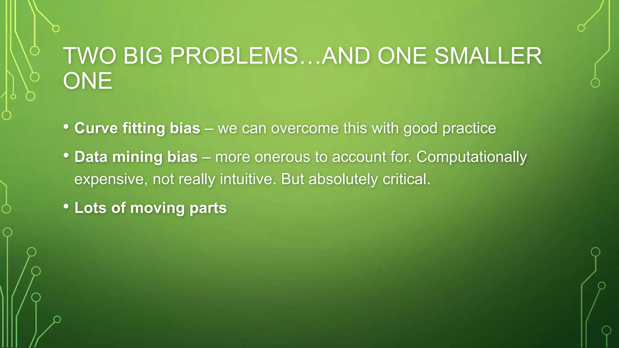 A Framework For Developing Trading Models Based On Machine Learning By Kris Longmore Founder