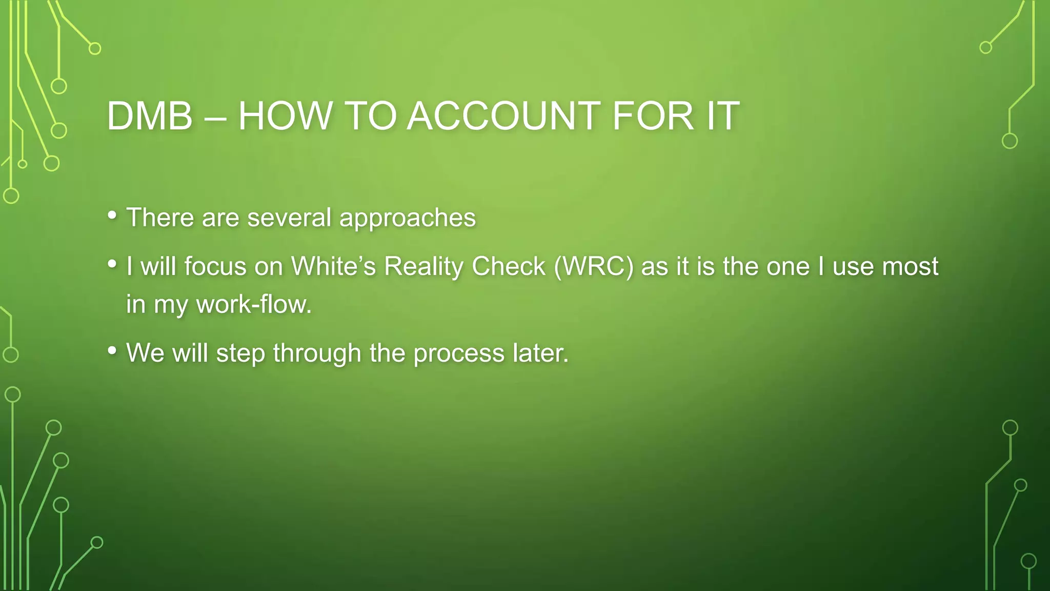A Framework For Developing Trading Models Based On Machine Learning By Kris Longmore Founder