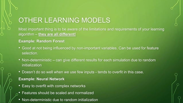 A Framework For Developing Trading Models Based On Machine Learning By Kris Longmore Founder