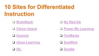 A framework for differentiated instruction | PPT