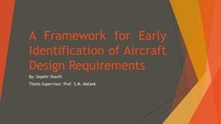 A framework for early identification of aircraft design | PPT